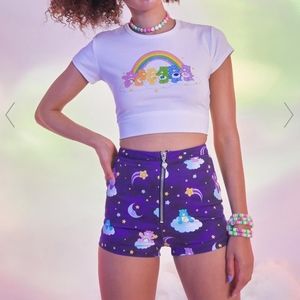 Dolls Kill | Shorts | Dollskill X Care Bears Twill High Waisted Moon ...
